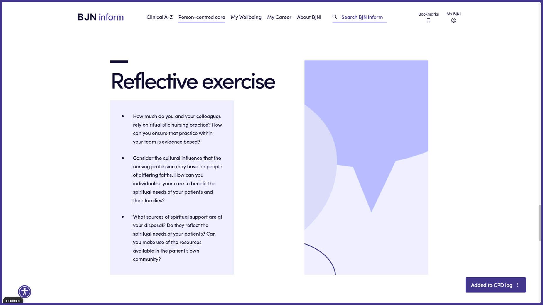 Reflective exercises – BJN Inform