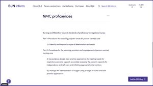 NMC proficiencies – BJN Inform